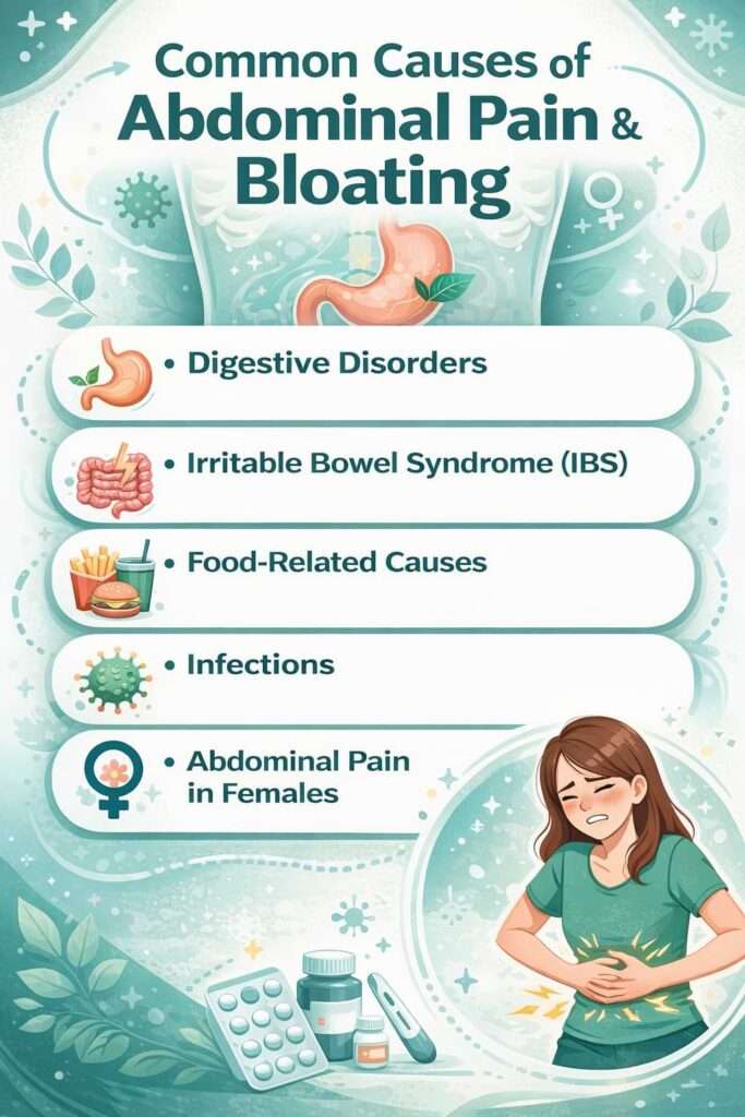 Abdominal Pain & Bloating: Causes, Diagnosis & Treatment